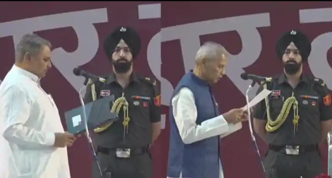 JD(U) Leaders Vijay Choudhary, Bijendra Yadav Sworn In As Bihar Deputy ...